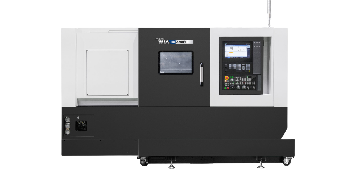 NEWEMAG Hyundai Wia HD2200 Drehzentrum, Futter 8 - 12"