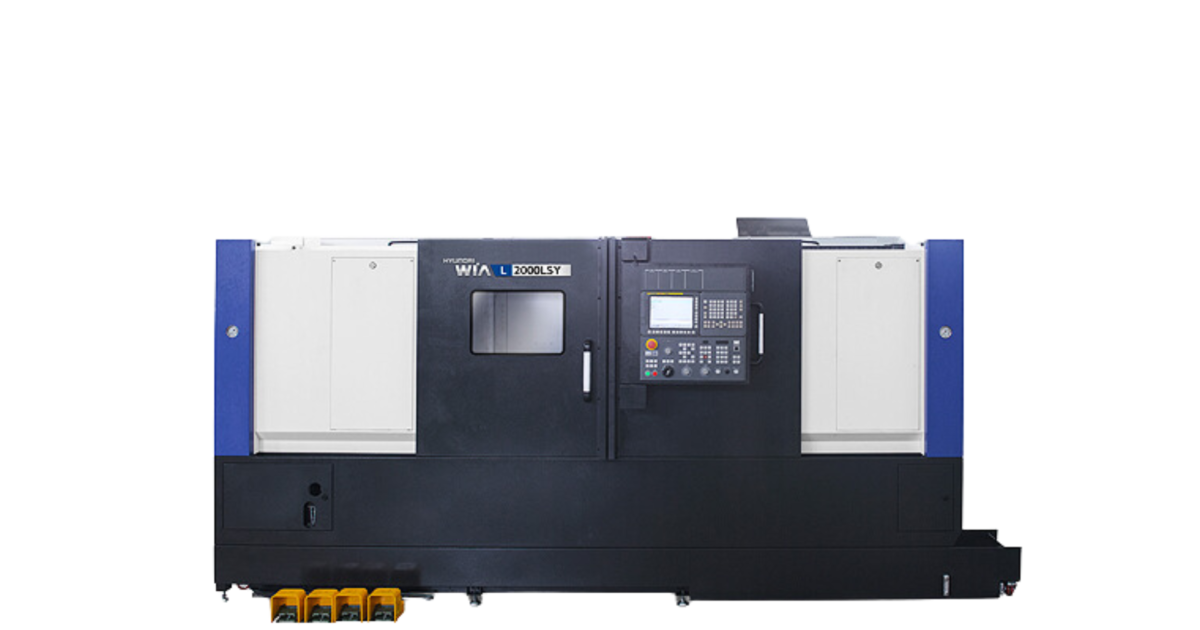 NEWEMAG Hyundai Wia L2000 SY Drehzentrum, Z 590 mm