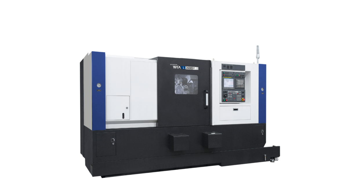 NEWEMAG Hyundai Wia L2600 Y Drehzentrum, Futter 8 - 12", Z1350 mm