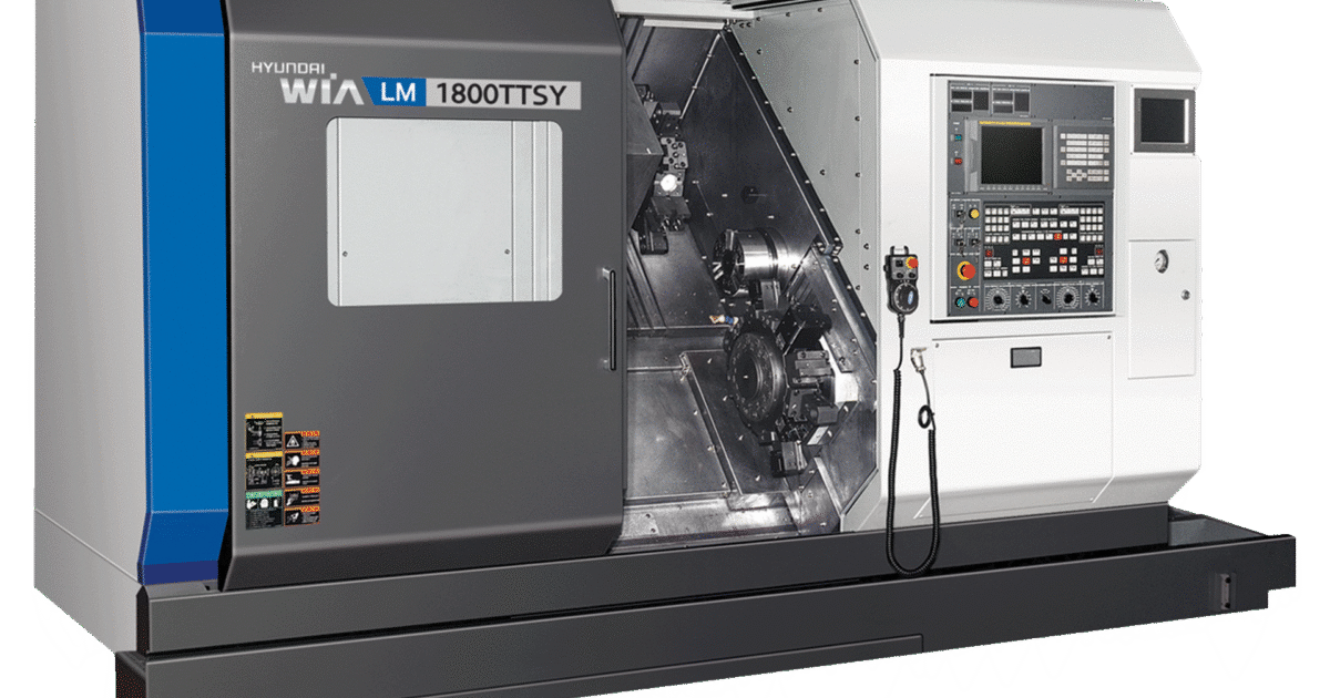 NEWEMAG Hyundai Wia LM1600 TTSY Drehzentrum bis 51mm, Futter 6-10