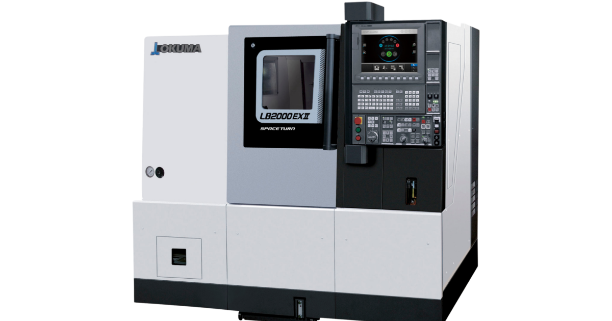 SUVEMA Okuma LB2000 EX-II: Präzisions-Drehmaschine, Kurzdrehen